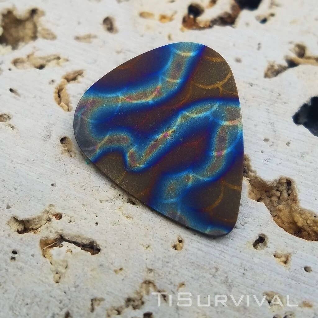 Titanium Guitar Picks - Ti Survival