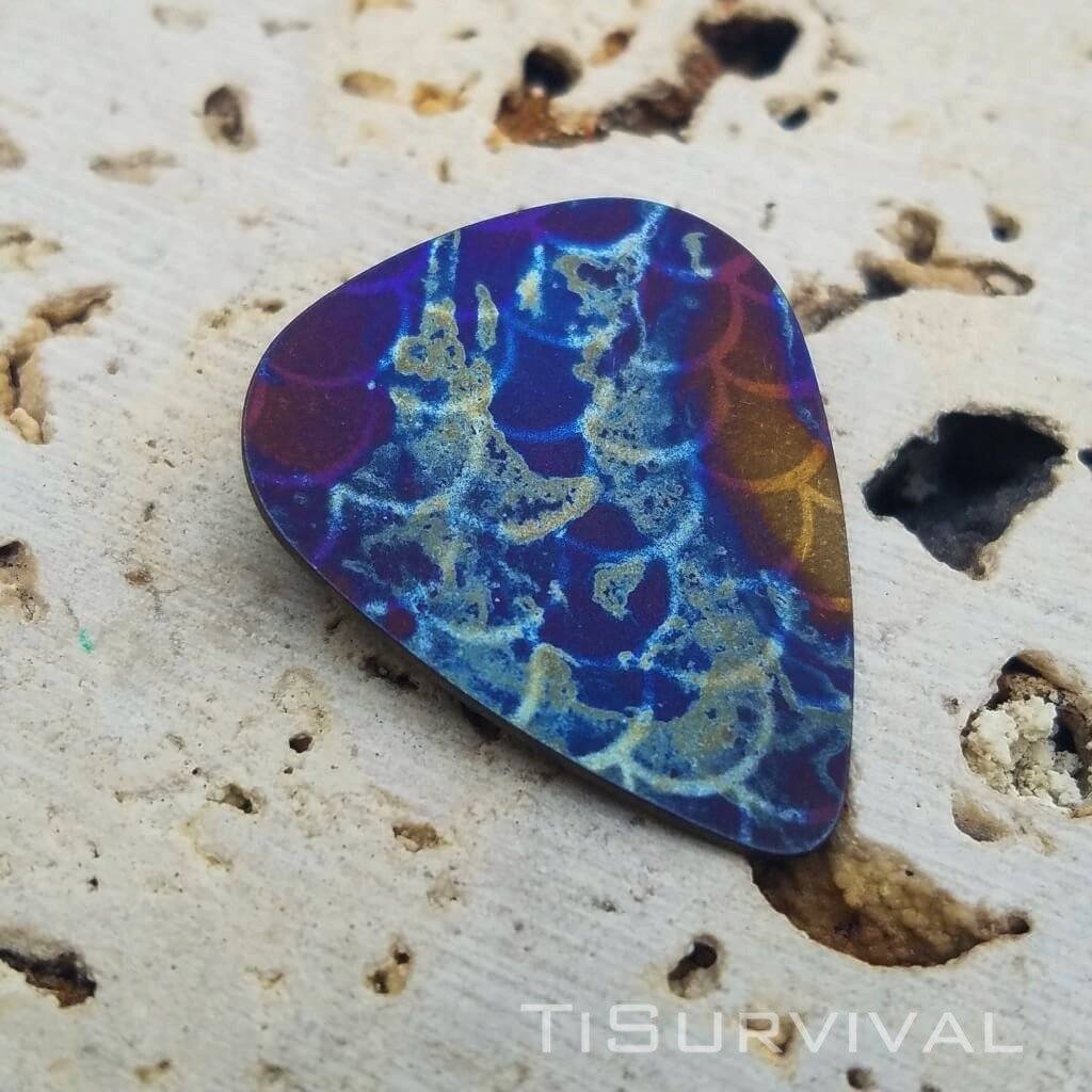 Titanium Guitar Picks - Ti Survival