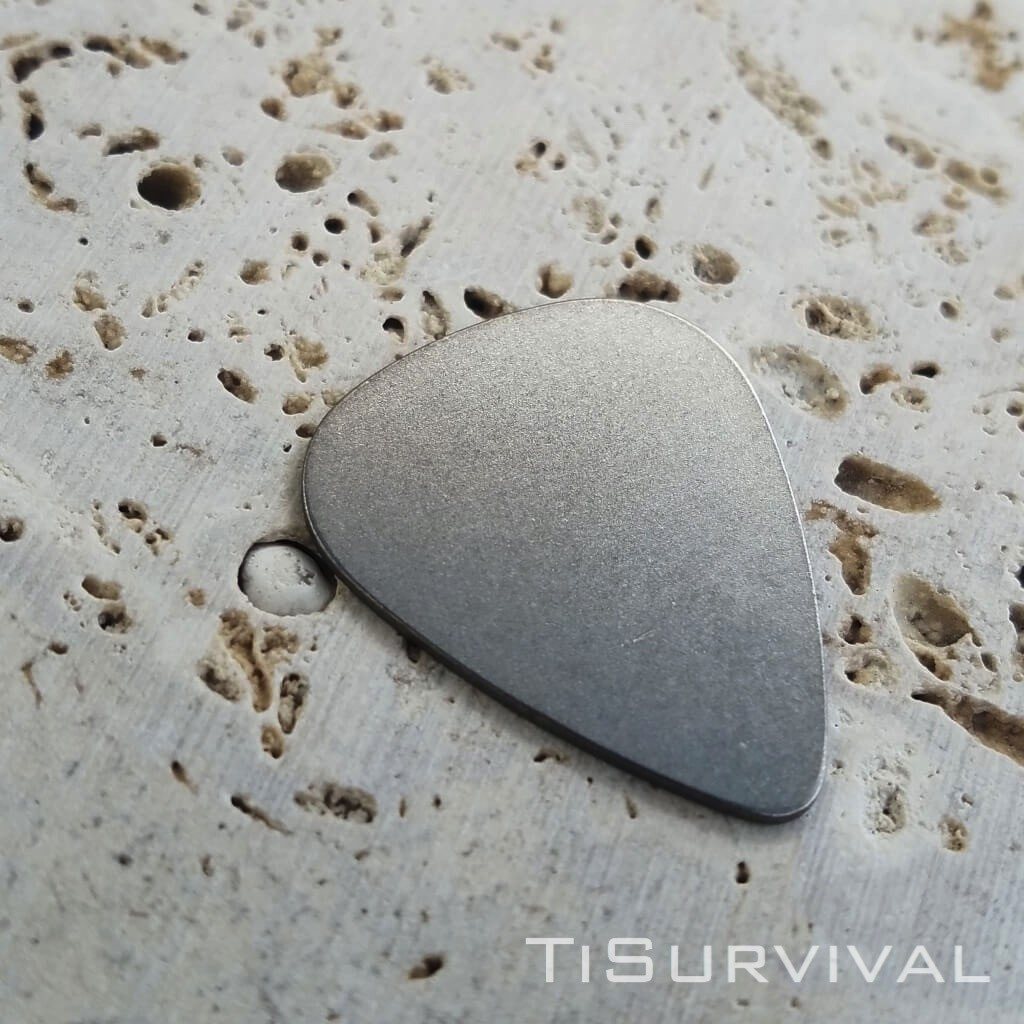 Titanium Guitar Picks - Ti Survival